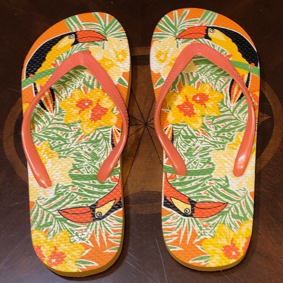 Shoes | Tropical Summer Beach Thongs Sandal Flipflops Shoe | Poshmark